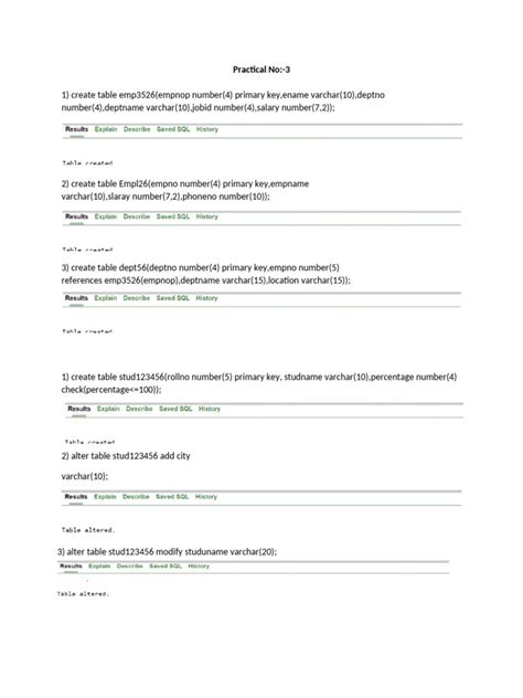 Practical No3dms Copy Pdf