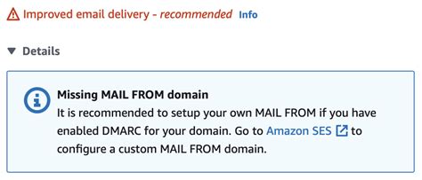 workmail missing mail from domain r aws