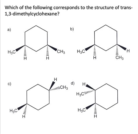 Solved Which Of The Following Corresponds To The Structure