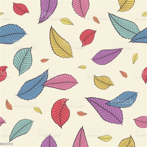 흰색 바탕에 파스텔 색상에서 작은 잎 원활한 벡터 꽃 패턴입니다 Ditsy 인쇄입니다 0명에 대한 스톡 벡터 아트 및 기타 이미지 0명 가을 귀여운 Istock