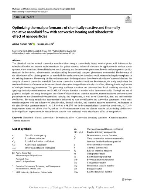 Optimizing Thermal Performance Of Chemically Reactive And Thermally Radiative Nanofluid Flow