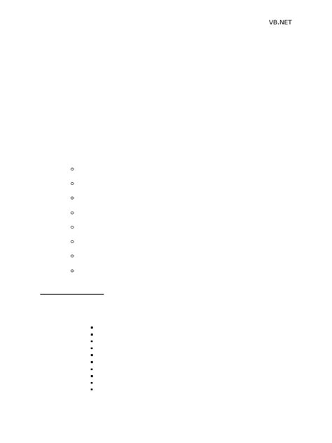 Visual Basic Dotnet Pdf Data Type Variable Computer Science