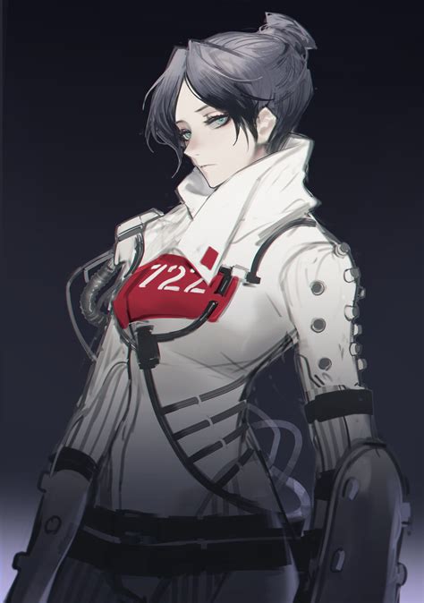 Wraith And Quarantine Wraith Apex Legends Drawn By Rhine Overtonerhine Danbooru