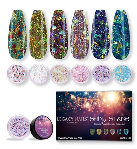Color Chart Shiny Stars Legacy Nails