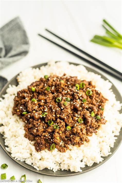 Ground Beef Teriyaki Eating On A Dime