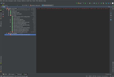 Java Failed To Build Android Project At The First Run Stack Overflow