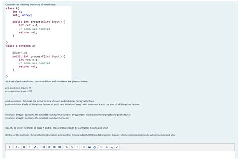 Solved Consider The Following Hierarchy Of Inheritance