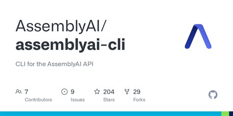 Github Assemblyai Assemblyai Cli Cli For The Assemblyai Api