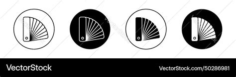 Color Swatch Icon Royalty Free Vector Image Vectorstock