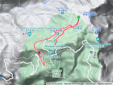 水山巨木 健行筆記