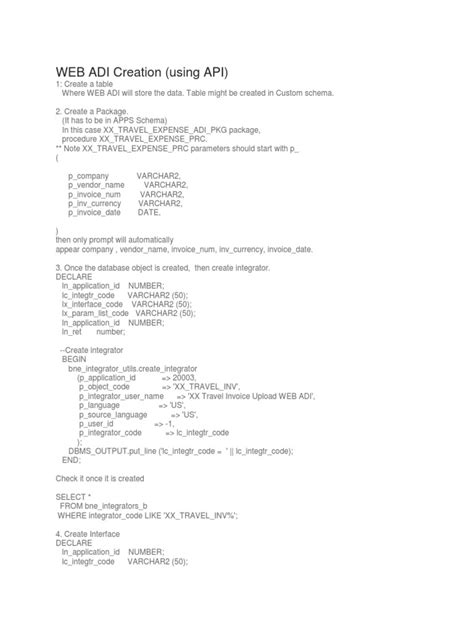 Web Adi Creation Pdf Application Programming Interface Software Development
