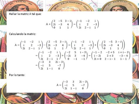 Colección de Ejercicios de Matemáticas CEM Suma de matriz