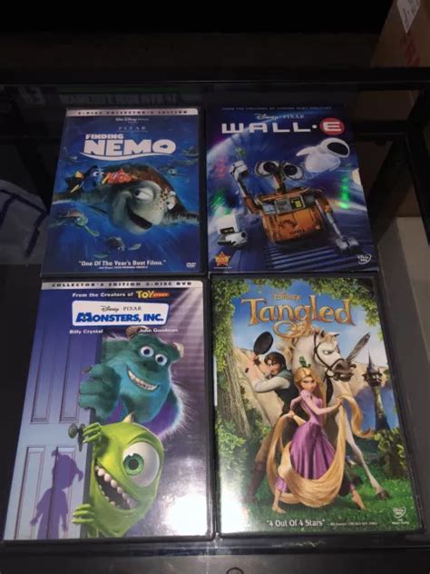Disney Pixar Dvd Movie Lot Used As Is Finding Nemo Wall E Monstersinc