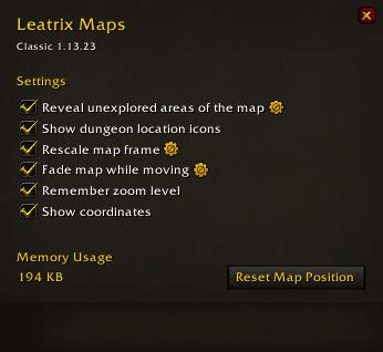 Leatrix Maps Addon For Classic WoW 1 13 5