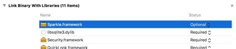 Otool Remove A Framework And The Link To The Framework After The App
