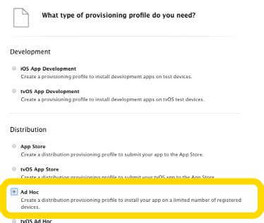 Creating The Ios Provisioning Profiles Staffbase