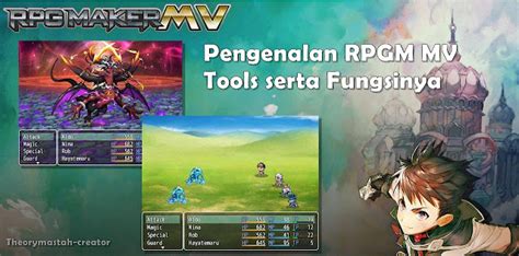 mari membuat game sendiri pengenalan rpgm mv tools dan fungsinya