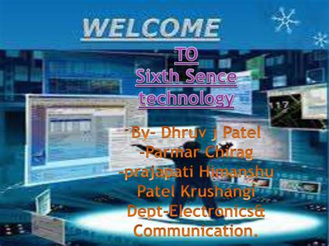 Pdf Sixth Sence Technology Dhruv Patel Dokumentips