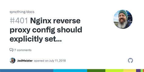 Nginx Reverse Proxy Config Should Explicitly Set Proxysetheader Host Localhost · Issue 401
