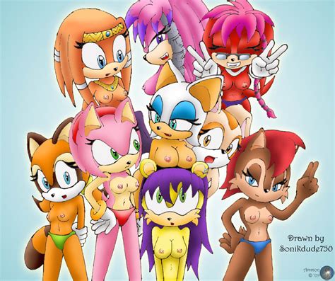 Rule 34 2009 2d Ammon Amy Rose Anthro Archie Comics Bat Blue