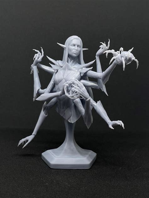 Lolth Bust Statue Miniature Figurine Dungeons And Dragons Mini Tabletop