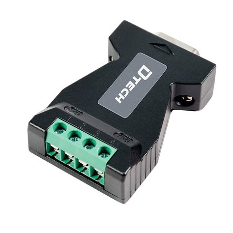 DTECH RS To RS Converter Serial Adapter With Position Terminal Block For Long Haul Data
