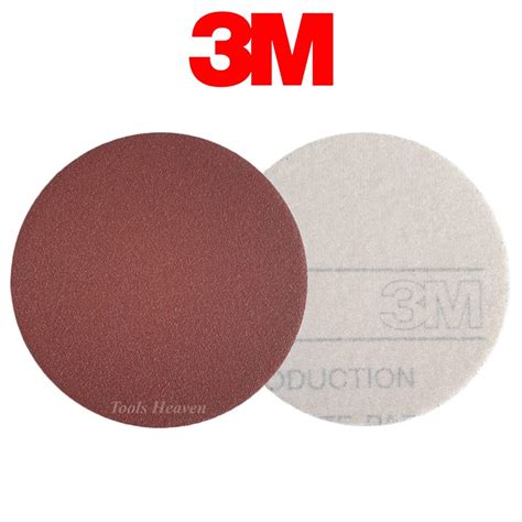 หัวจับกระดาษทรายสักหลาด 4 นิ้ว พร้อมกระดาษทรายกลม3m 5 แผ่น แป้นจับ