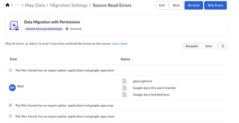 Migrating Data With Permissions Box Support