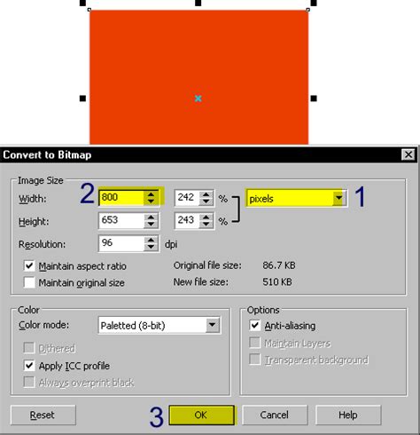 Images Imported Into Frontpage Are Blurry CorelDRAW Graphics Suite CorelDRAW X And Older