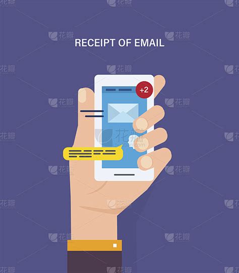 阅读电子邮件，电子信息，未读的传入信息，现代技术
