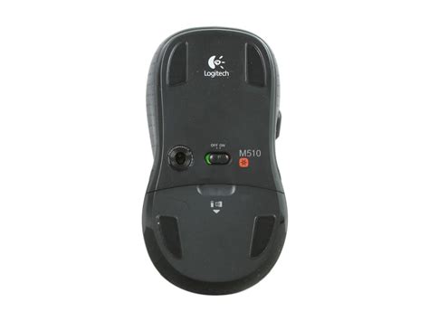 Logitech M510 Wireless Computer Mouse For Pc With Usb Unifying Receiver Black