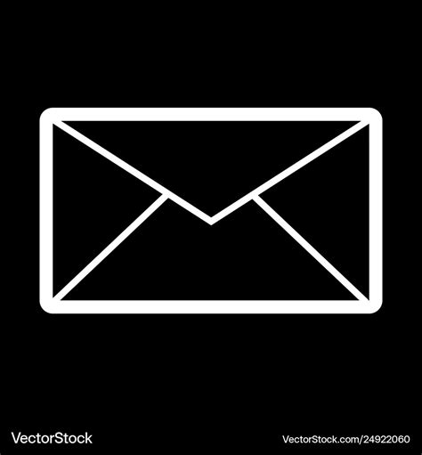 Black Mail Icon