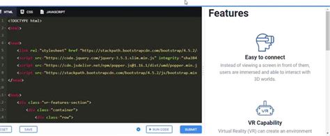 Created Two Sections Of A Webpage Using Bootstrap Grid Arun Arumugam Posted On The Topic