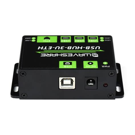 Waveshare Industrial Grade Multifunctional USB HUB Extending X USB Ports M Ethernet Port