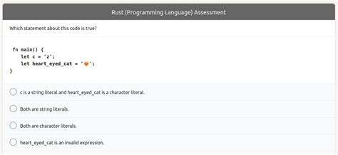 Adding Rust Quizmd · Issue 2596 · Ebazhanovlinkedin Skill Assessments Quizzes · Github