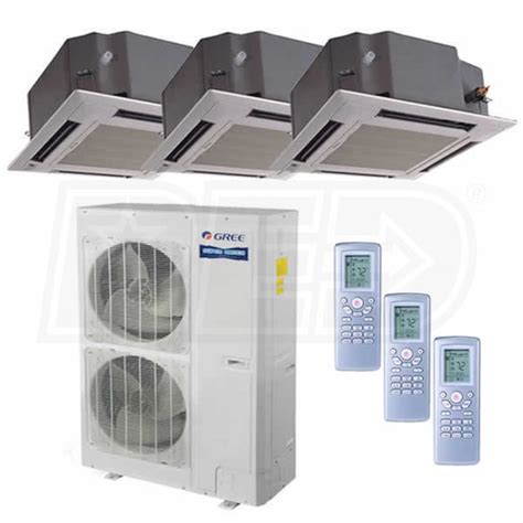Gree G3h48c12182400 Ceiling Cassette 3 Zone System 48 000 Btu Outdoor