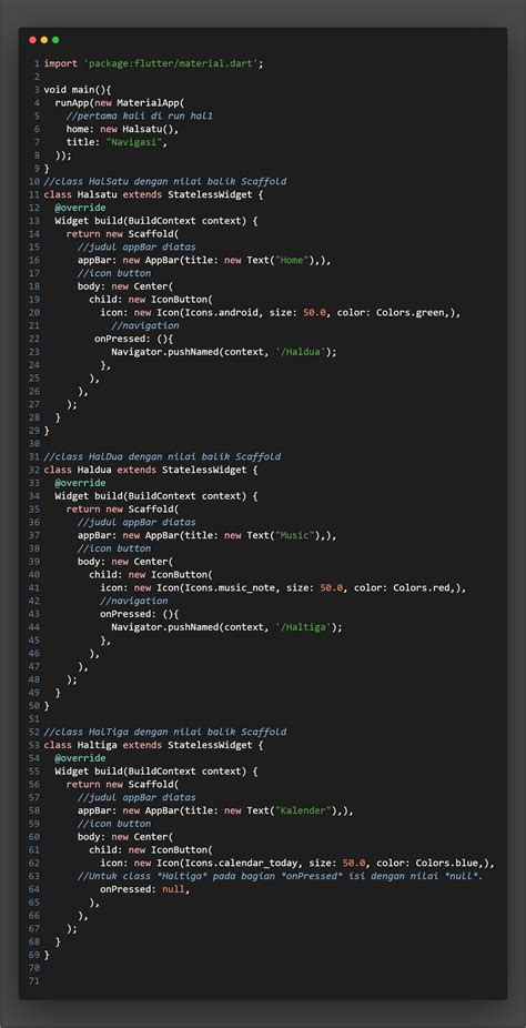 Navigation Dan Routes Pada Flutter Codepolitan