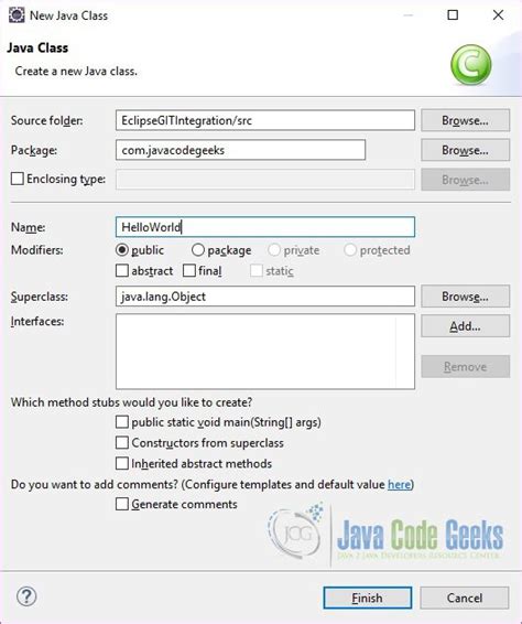 Eclipse Ide Git Integration Tutorial Java Code Geeks