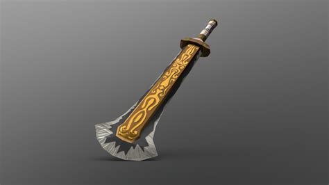 Ganondorfs Sword 3d Model By Nikau 918511a Sketchfab