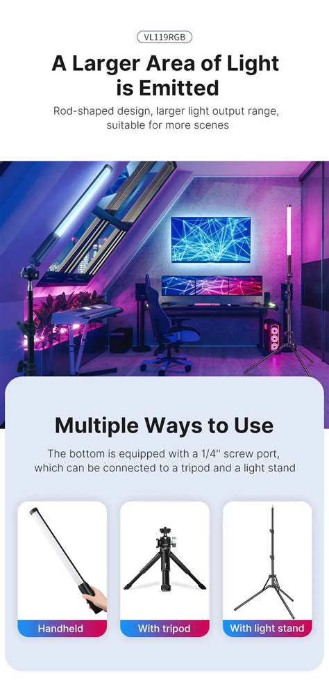 Ulanzi VL119 RGB Handheld Light Wand