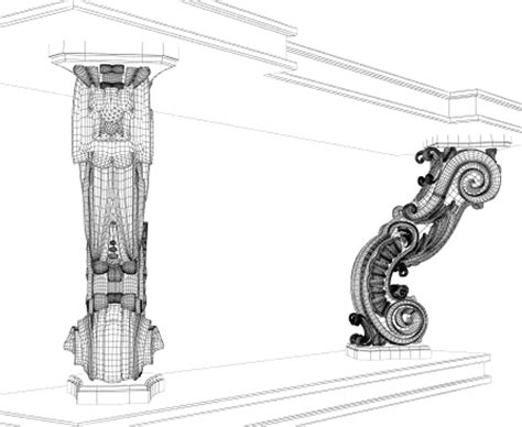 3d Classical Console