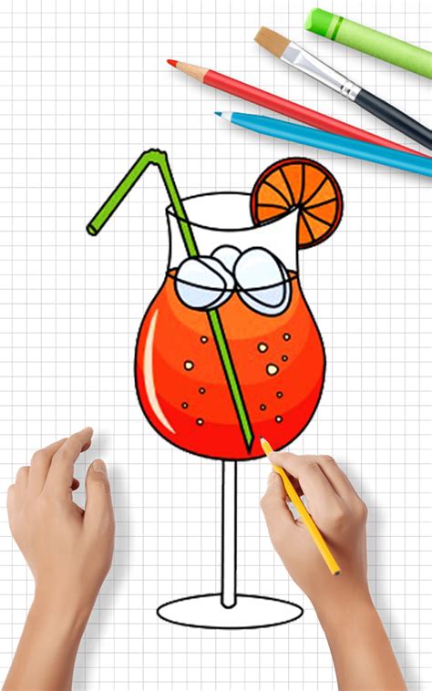 Draw Cute Drinks Juices Step By Step Para Android Descargar