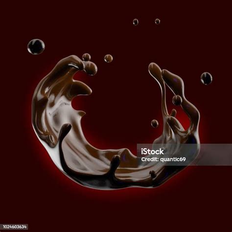 고립 된 작은 물방울으로 스 하 플 초콜릿 래 3 차원 일러스트 레이 션 3차원 형태에 대한 스톡 사진 및 기타 이미지 3차원 형태 녹기 디저트 토핑 Istock