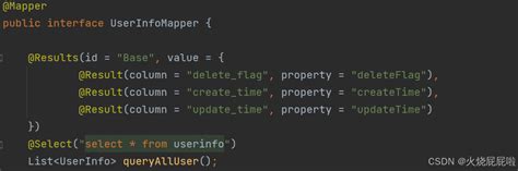 【javaee进阶】mybatis通过注解实现增删改查javaee注解 Csdn博客