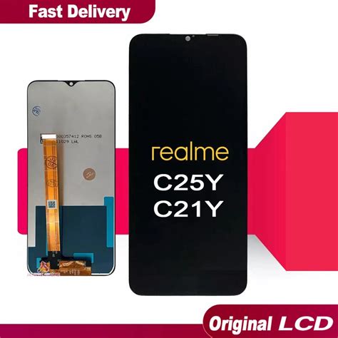 Realme Lcd C25y C21y Lcd Original Touch Screen For Replacement Shopee
