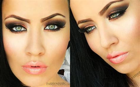 Orange And Brown Smokey Eye Makeup Tutorial Fashionisers©
