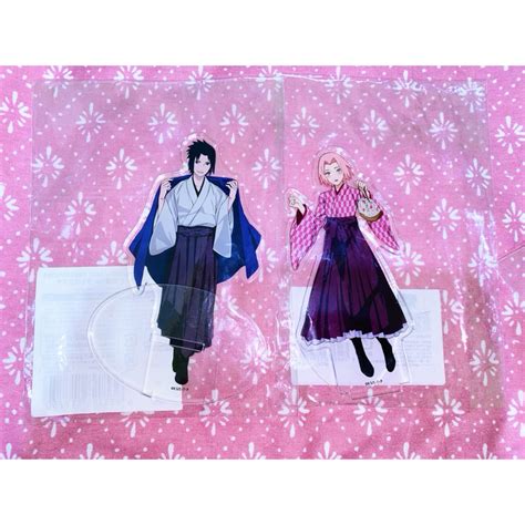 Jual Official Merch Acrylic Standee Naruto And Boruto Sasuke Sakura Shopee Indonesia