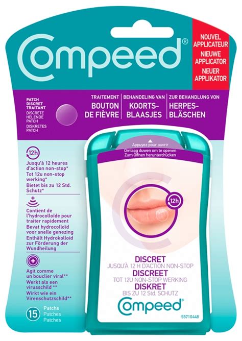 Compeed Discreet Patch Treating Fever Blister 15 Patches