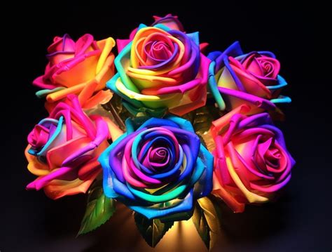 Imágenes De Rosas Neon Descarga Gratuita En Freepik