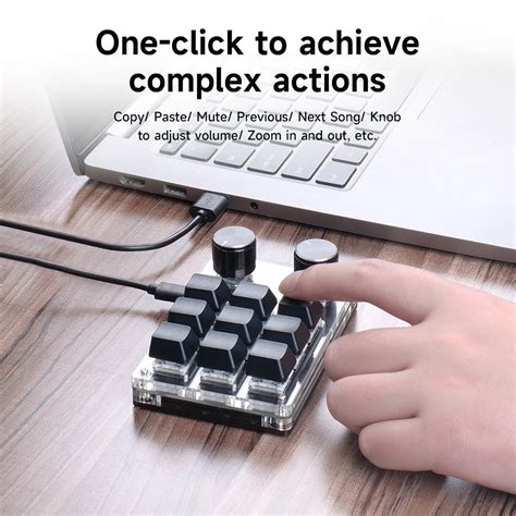 Usb Custom Keyboard Volume Button Knob Programming Macro Gaming Photoshop Hotswap Keypad